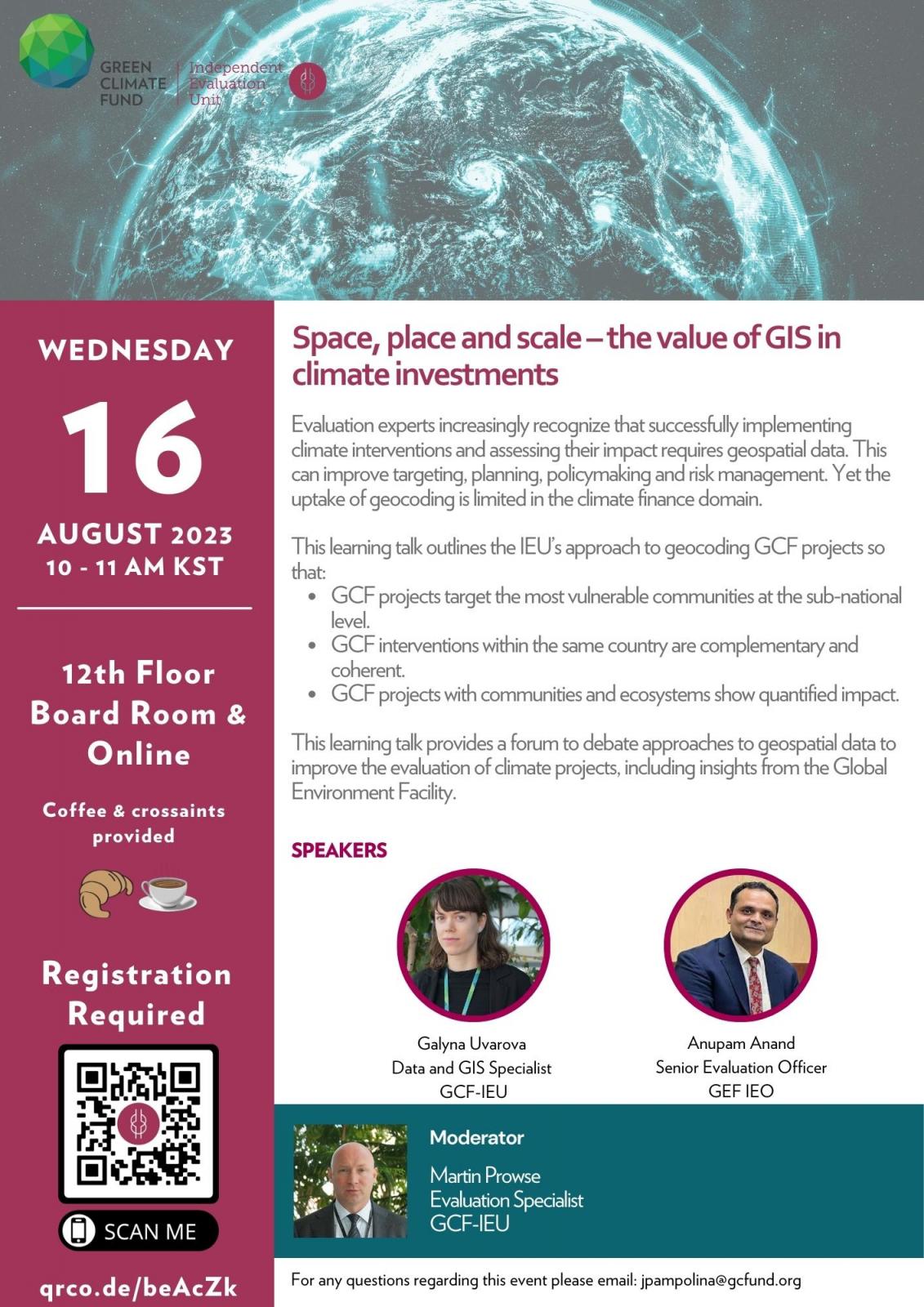 Learning Talk: Space, place and scale – the value of GIS in climate ...