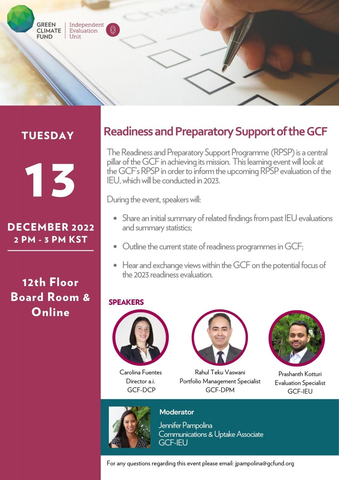 Learning Talk: Readiness and Preparatory Support Programme ...