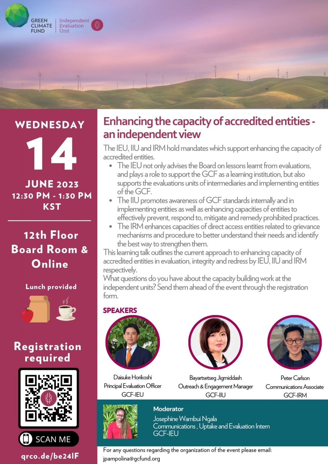 Learning talk: Enhancing capacity of accredited entities - an ...