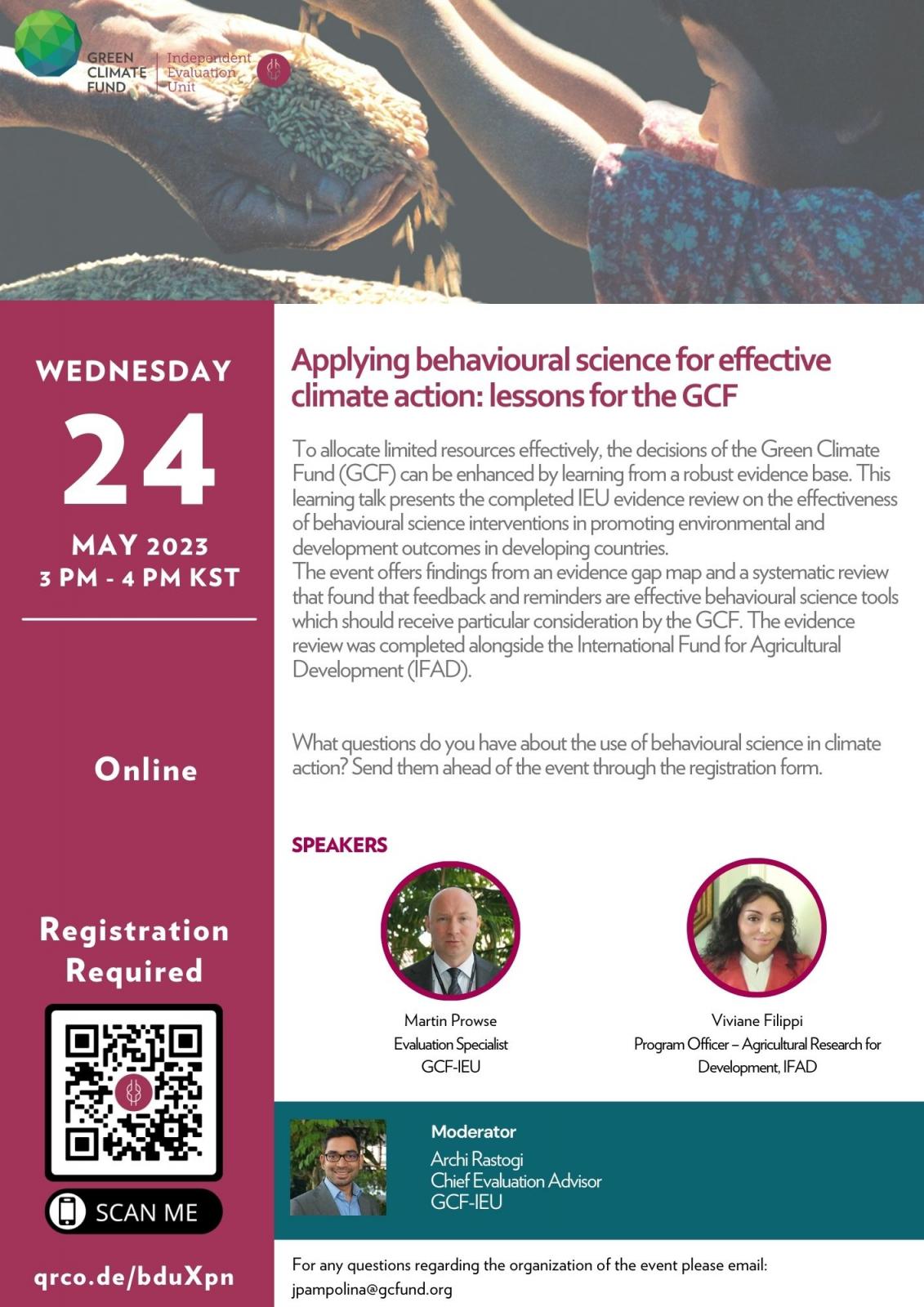 Learning talk: Applying behavioural science for effective climate ... Learning talk: Applying behavioural science for effective climate ...