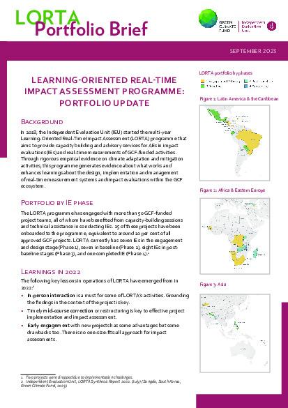 Documents | Independent Evaluation Unit | Green Climate Fund