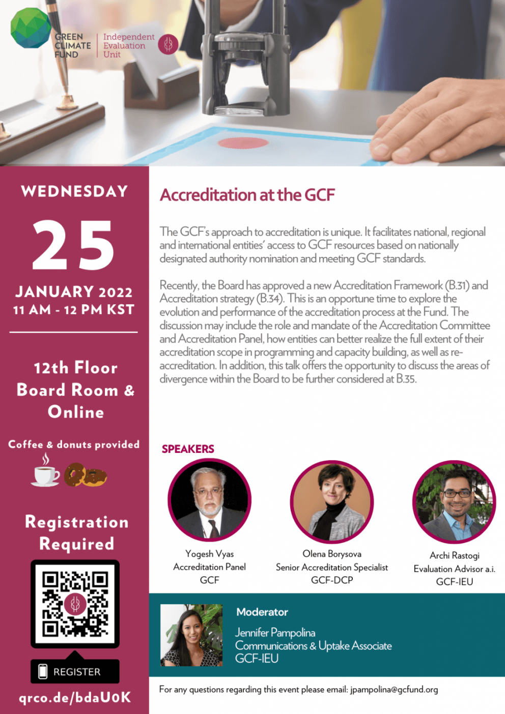 Learning Talk: Accreditation at the GCF | Independent Evaluation Unit ...
